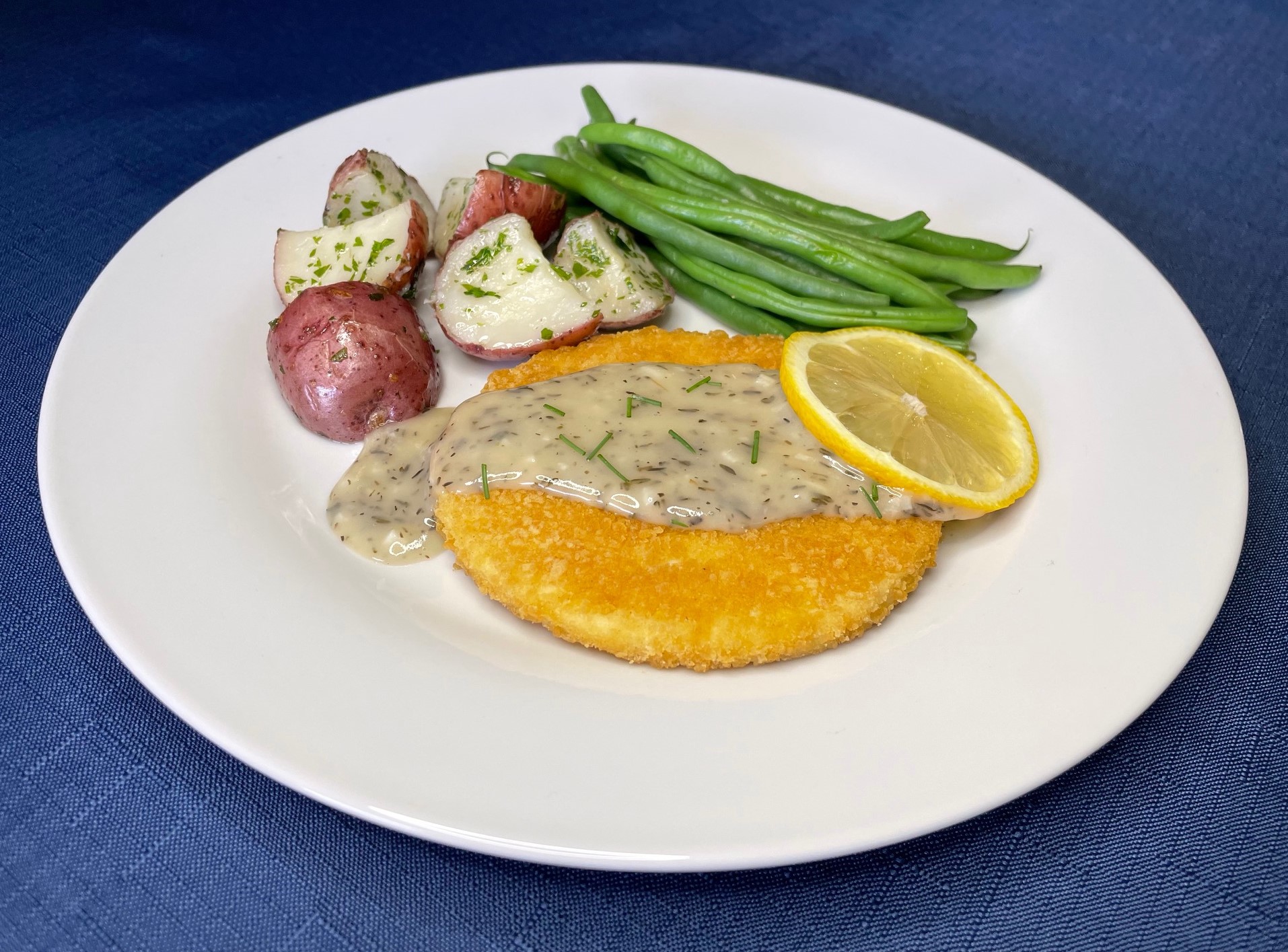 Chicken Patty Picatta with Lemon Butter Sauce - Maple Leaf Healthcare ...